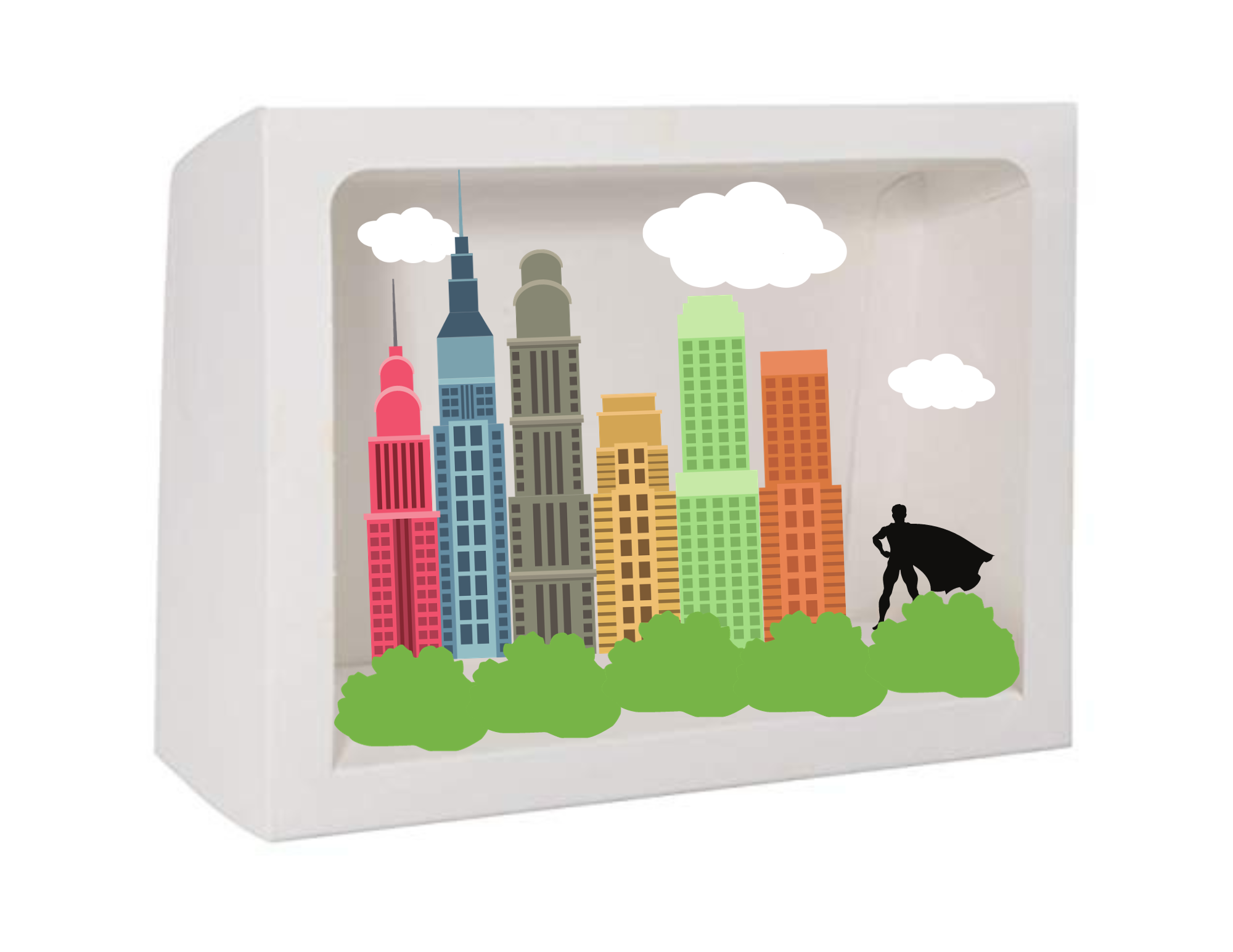 Early Crafternoon: Superhero Cityscape Dioramas | Madison County Public ...